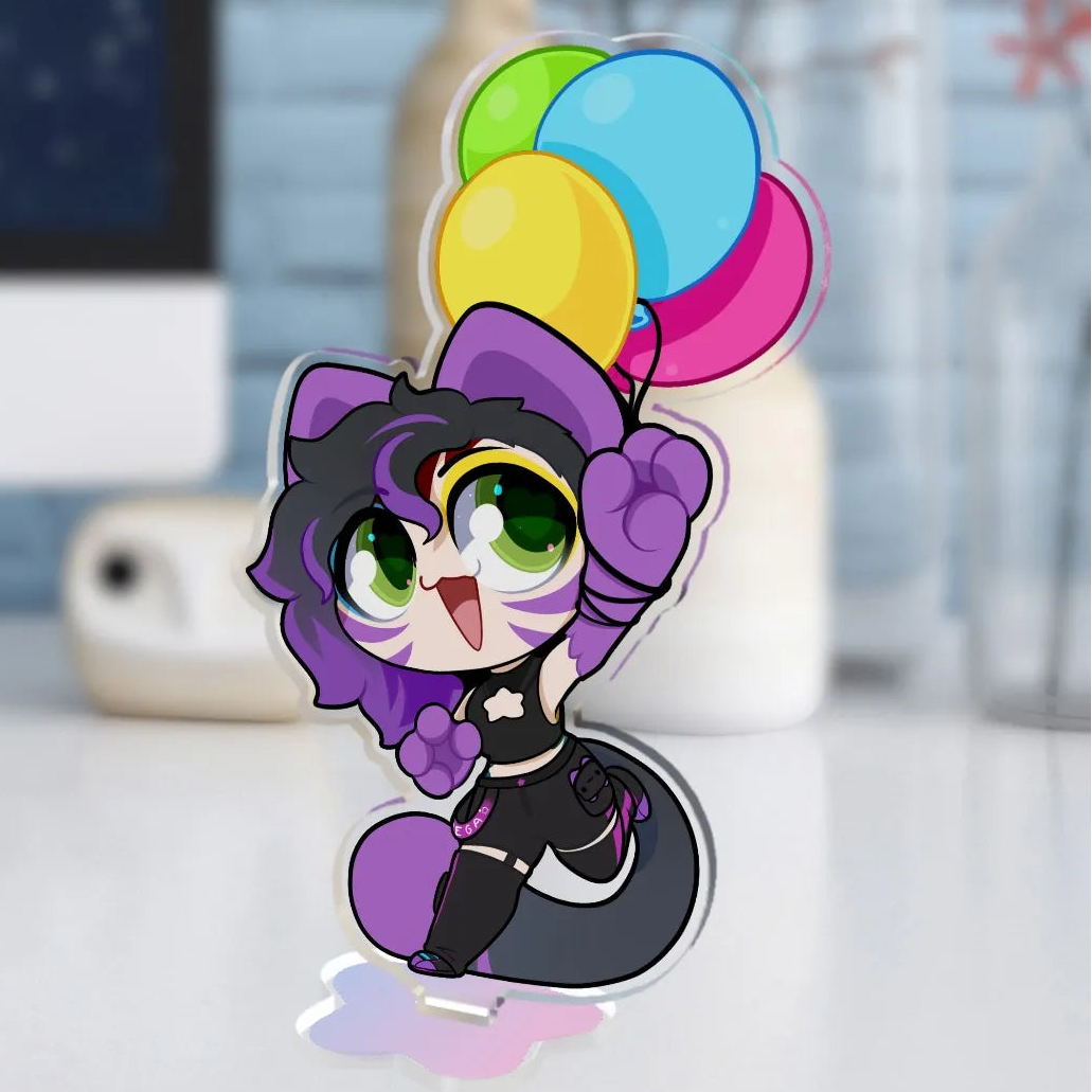 Mega Balloons! - Acrylic Standee 15cm – Mega's Arts
